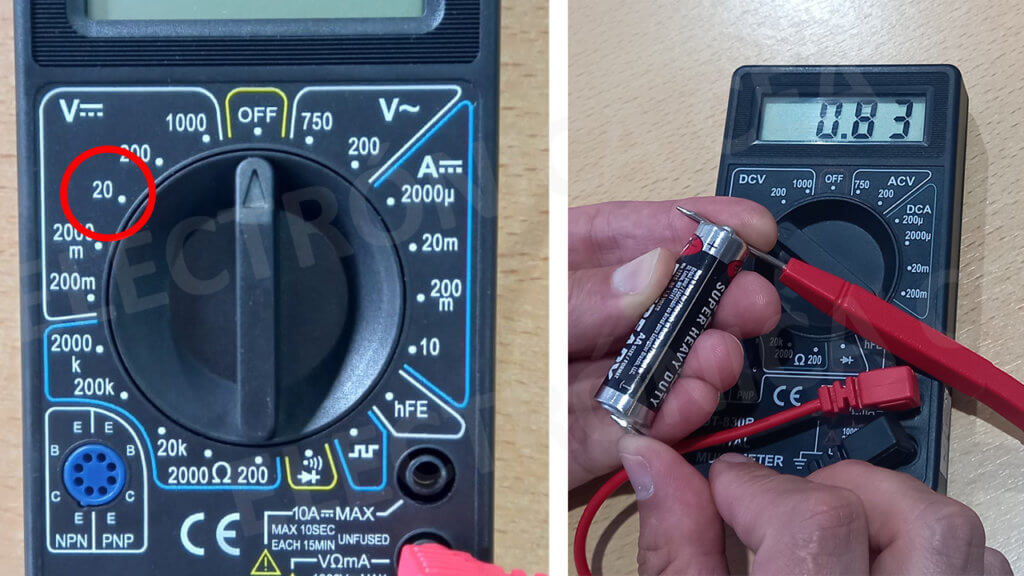 ¿Cómo se usa el tester digital 830? Lo básico